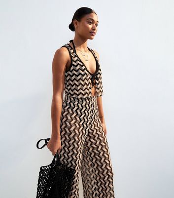 Crochet beach trousers store