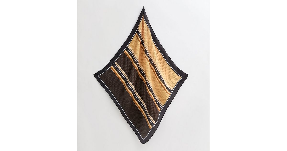 Brown Pattern Print Multiway Scarf | New Look