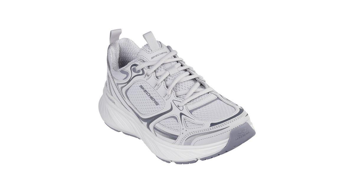 Skechers Grey Edgeridge Mesh Trainers | New Look