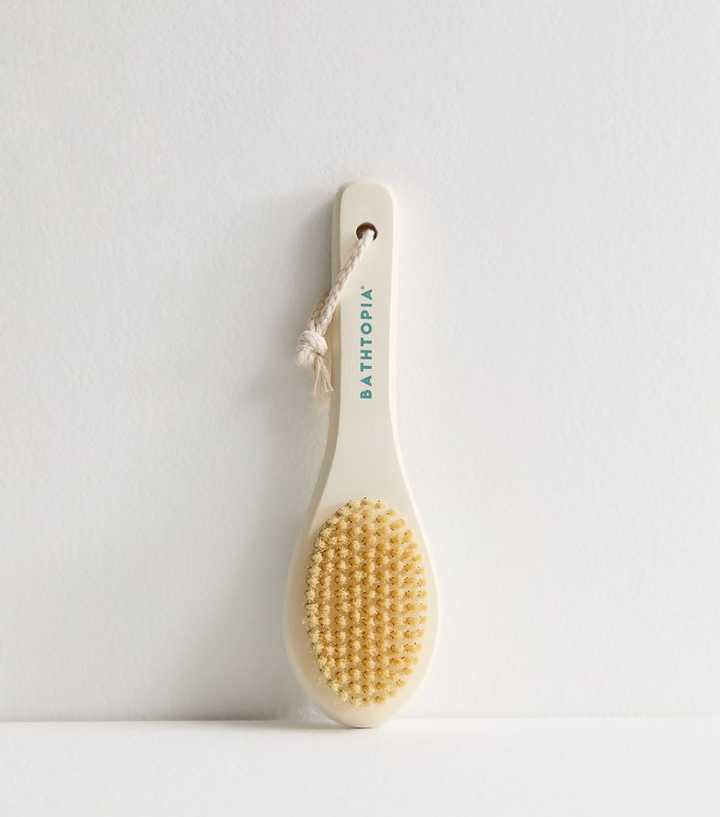 Off White Exfoliating Foot Brush | New Look