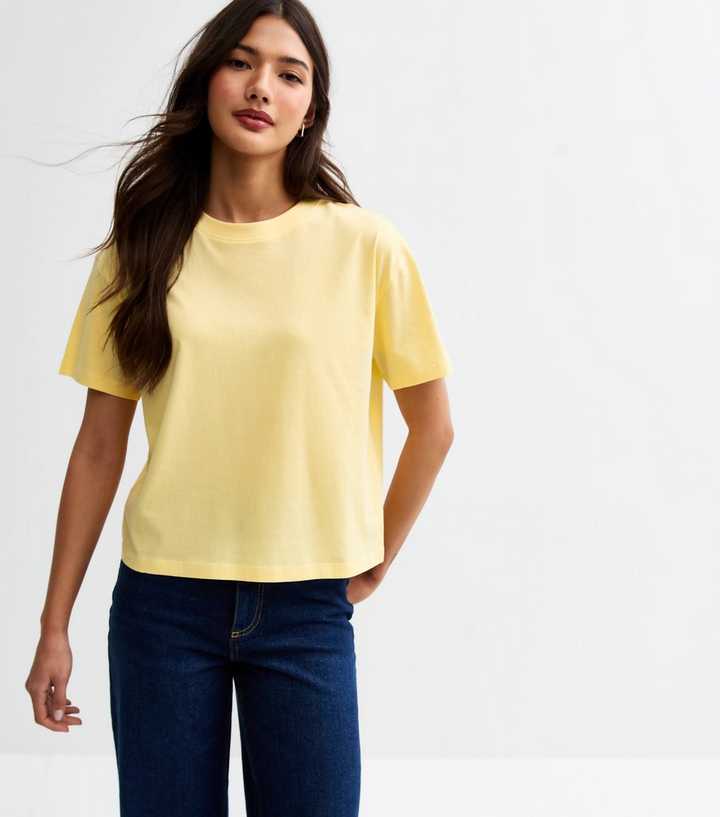Yellow Boxy Fit T-Shirt | New Look