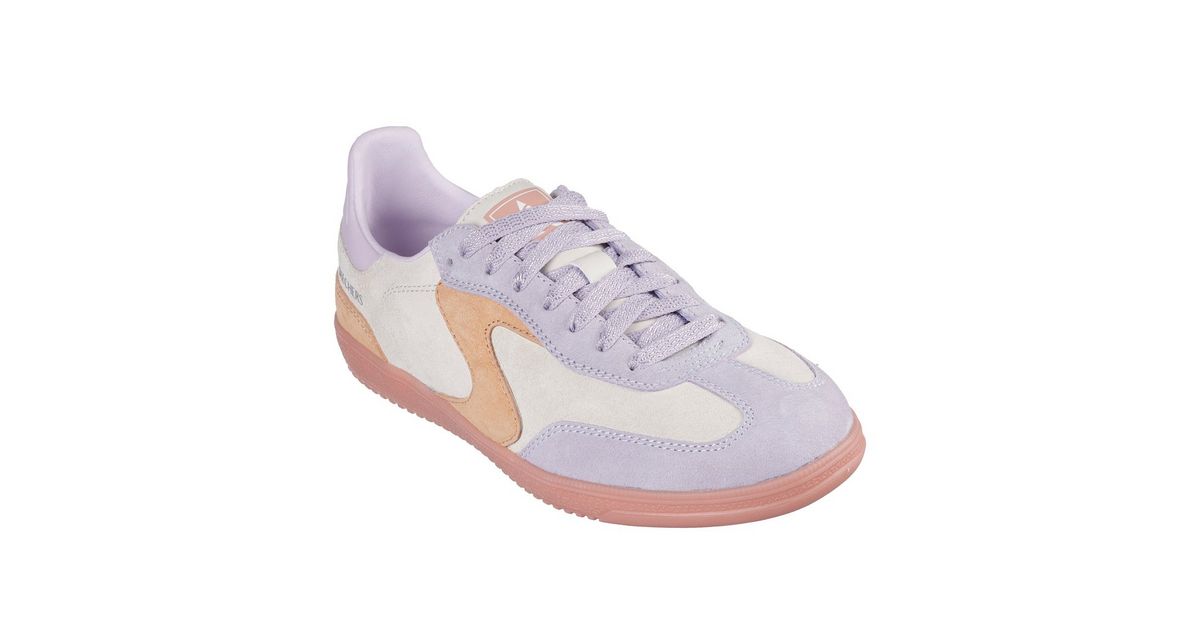 Skechers Purple Suede Hotshot Kick Off Suede Trainers | New Look