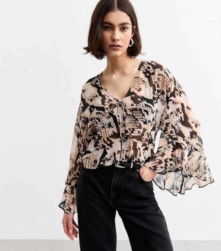 Printed Silk Blouse