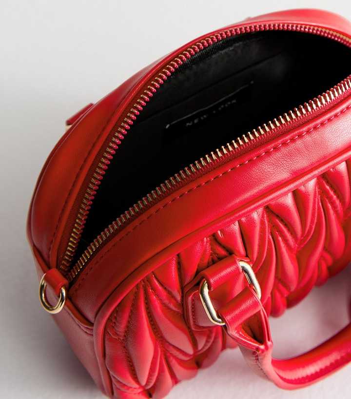 Shiny Red Purse Shoulder Bag For Women Coquette Red Purse Cherry Red