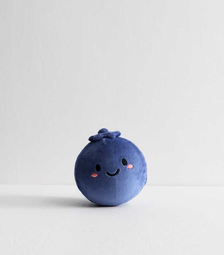 Bright Blue Super Soft Blueberry Stress Ball | New Look