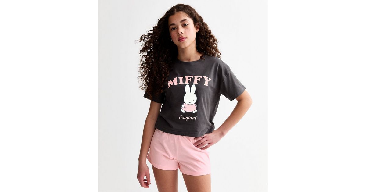 Girls Grey Miffy Print Pyjama Set | New Look
