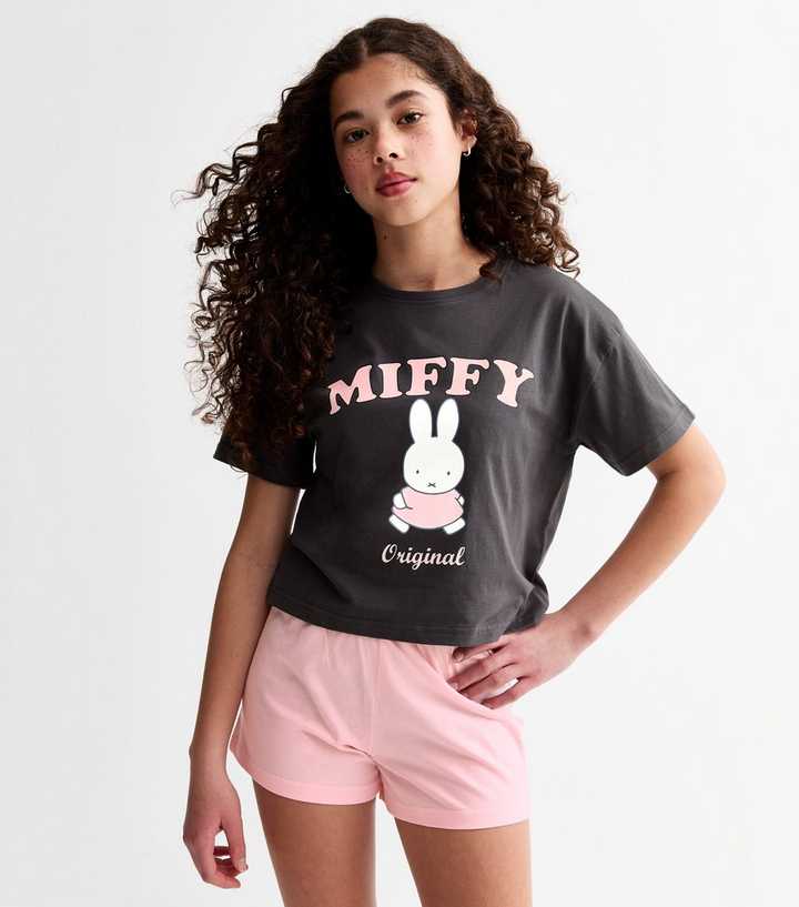 Girls Grey Miffy Print Pyjama Set | New Look
