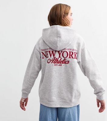 Girls New York Athletics Embroidered Hoodie | New Look