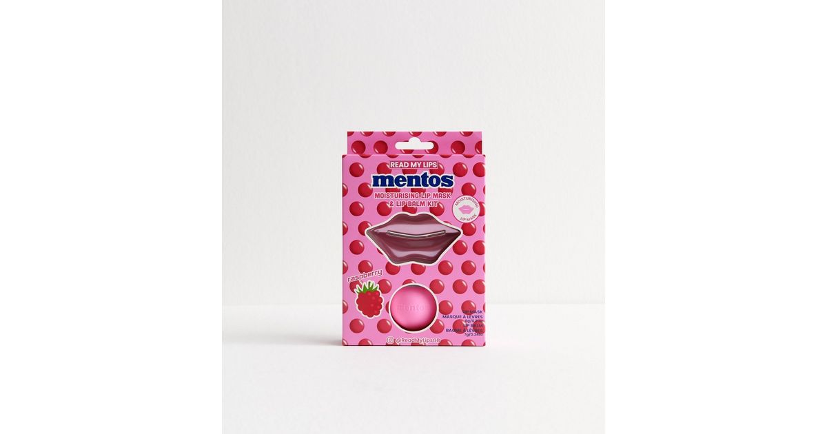 Pink Mentos Lip Balm And Mask Set | New Look