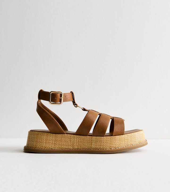 gladiator flatform sandals