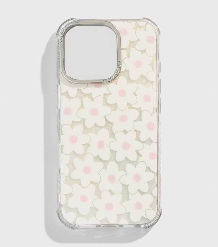 Skinnydip Cream Flower Print iPhone Case | New Look