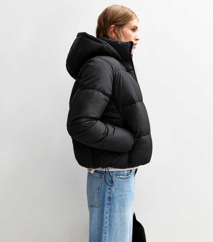 Extraordinary Cropped Puffer Jacket With Hood Pictures