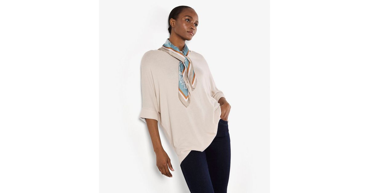 Apricot Stone Batwing Sleeve Top | New Look