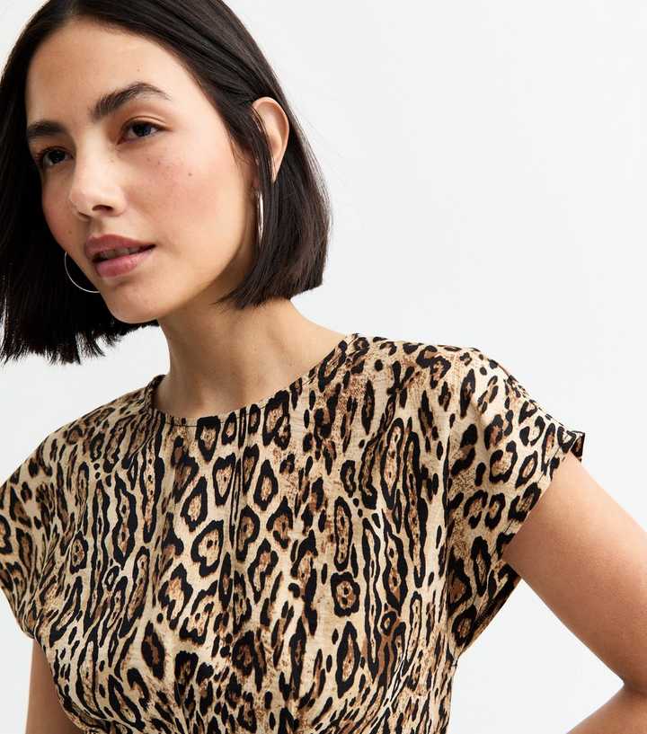 Brown Leopard Print Top | New Look