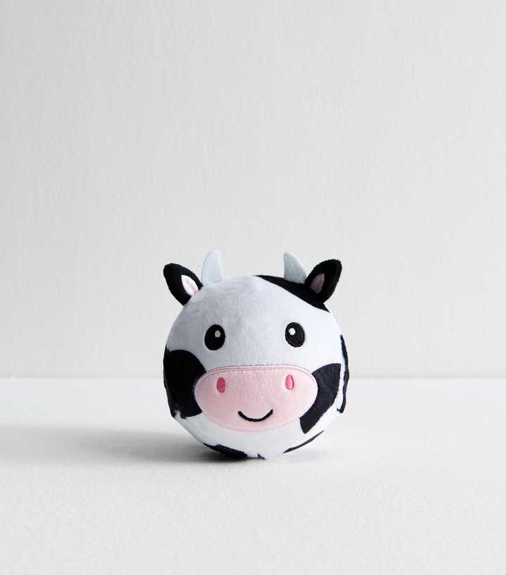 Black Cow Shape Soft Touch Stress Ball | New Look