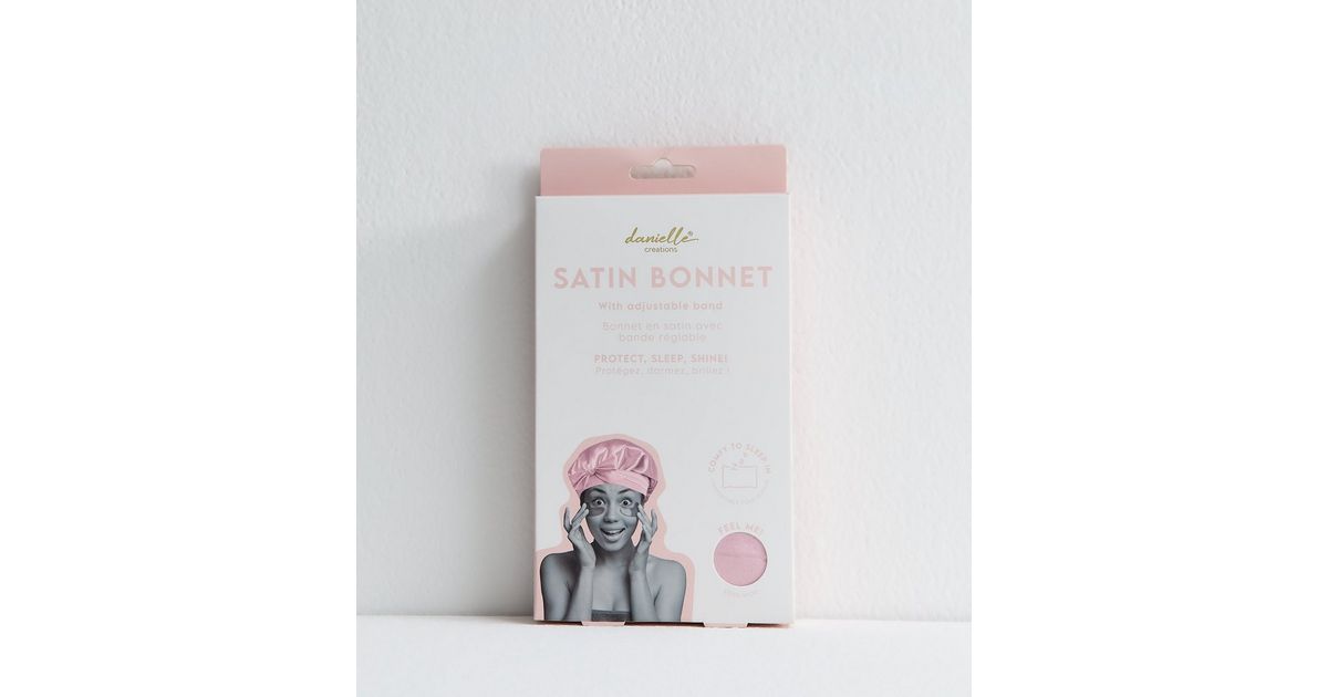 Danielle Creations Light Pink Satin Bonnet | New Look