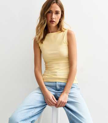 Ribbed Tops | High Neck & Long Sleeve Ribbed Tops | New Look