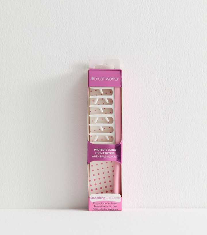 Brushworks Pink Smoothing Curl Comb | New Look