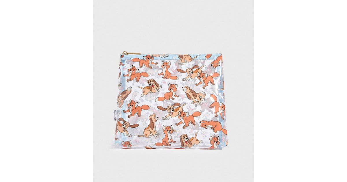 Skinnydip Brown Disney Fox And Hound Wash Bag | New Look