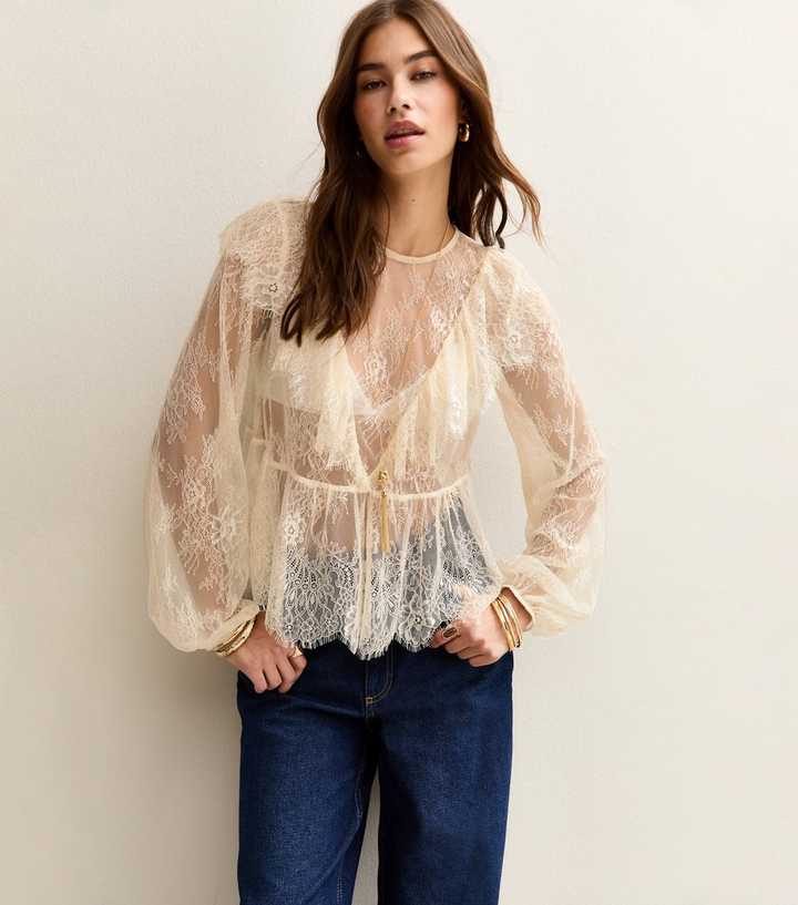 Sheer White Blouse Pics