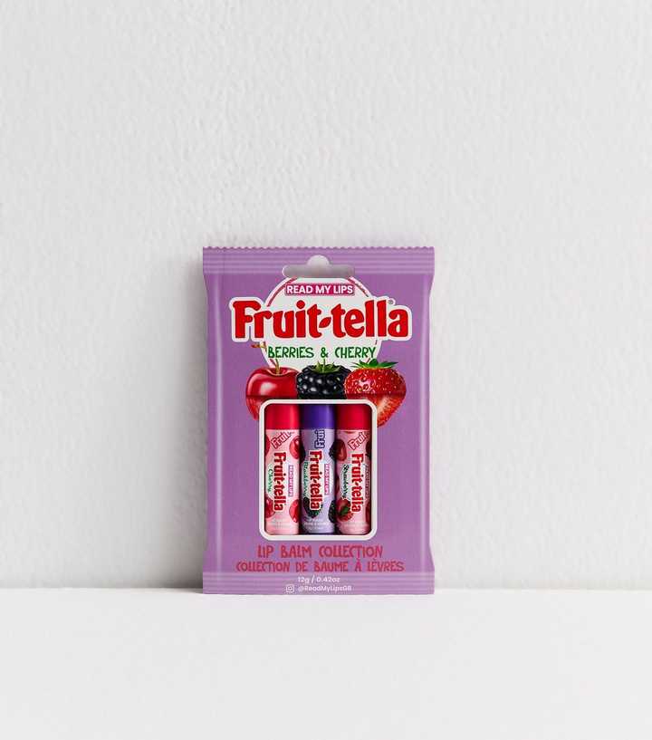 Pack Of 3 Purple Fruitella Lip Balms | New Look