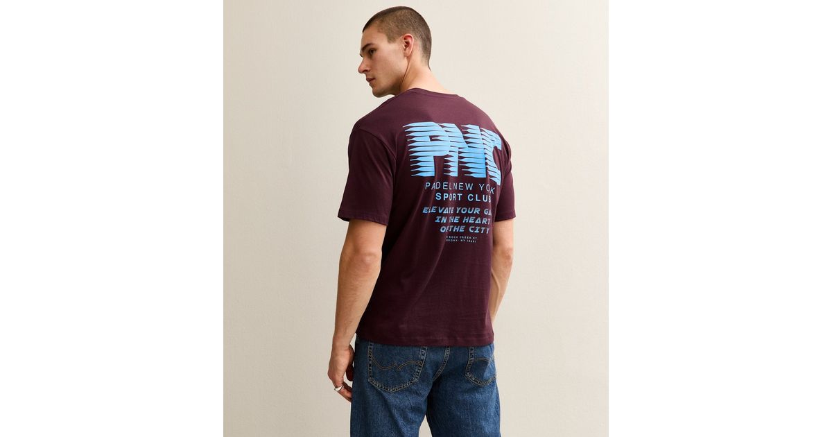 Jack & Jones Brown PNC Print T-Shirt | New Look