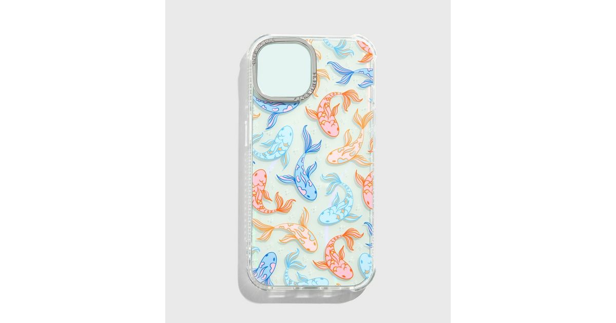 Skinnydip Blue Koi Fish iPhone Case | New Look