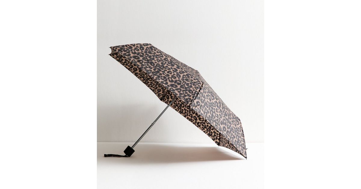 Leopard Print Umbrella | New Look
