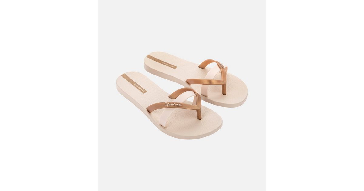 Ipanema Stone Double Strap Flip Flops | New Look