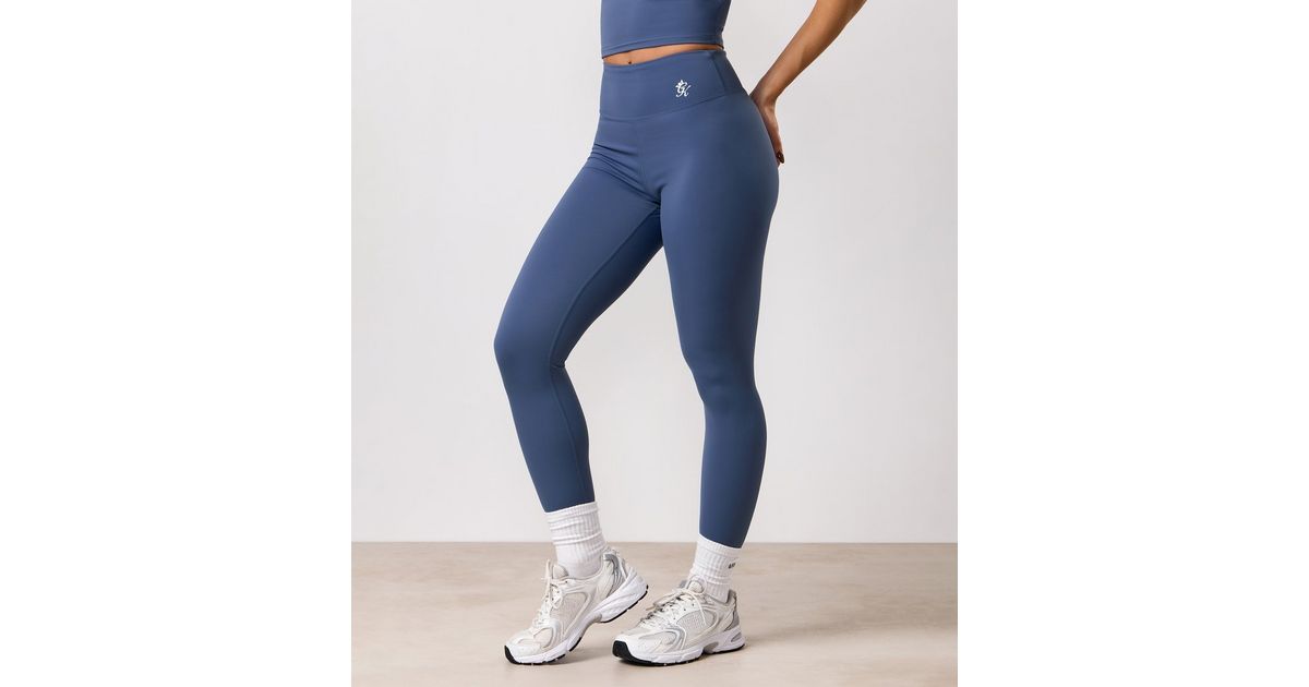 Gym King Bright Blue 365 Leggings | New Look